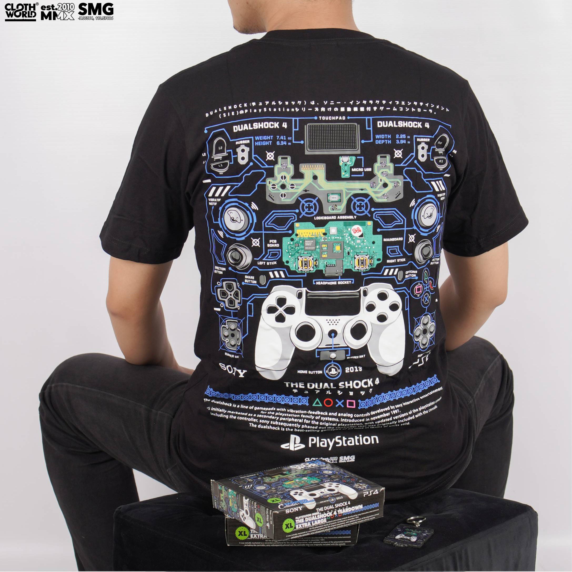 Playstation DualShock 4 Controller Teardown T-Shirt – Clowor Distro